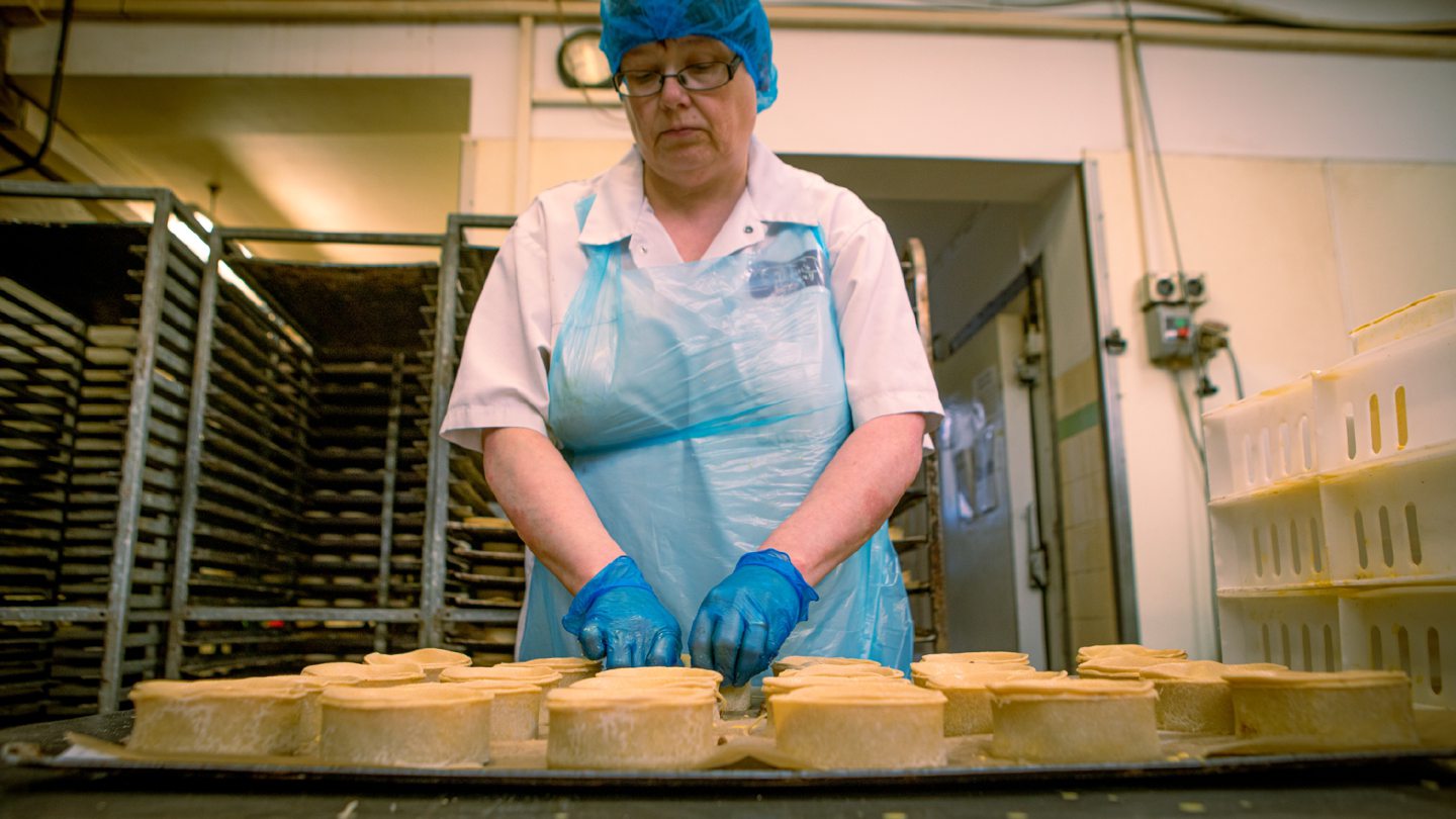 The making of the Aberdeen Football Club's Pittodrie pie