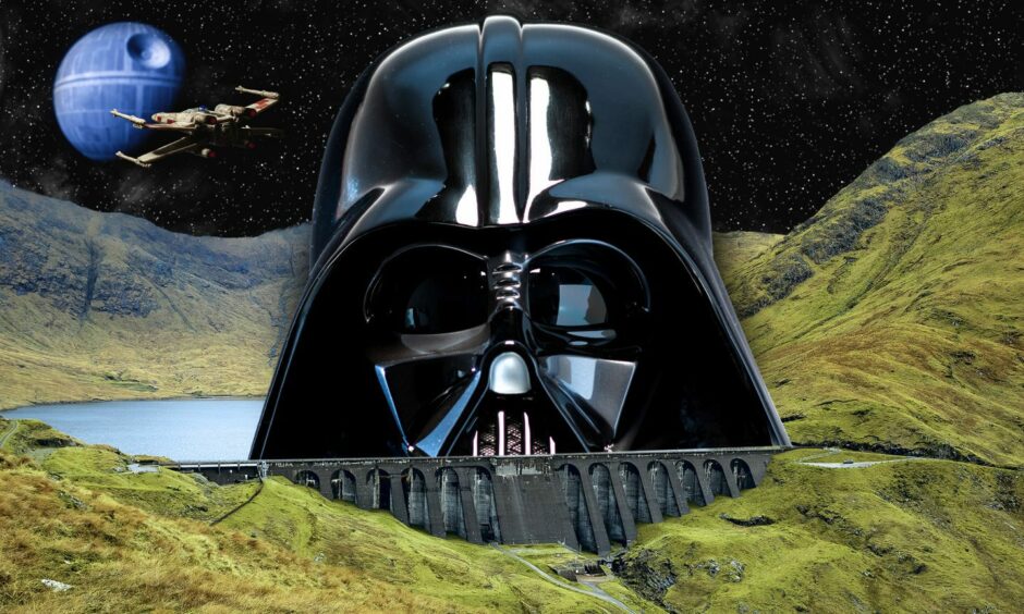 Star Wars designer: Cruachan Dam looks like Darth Vadar's mask