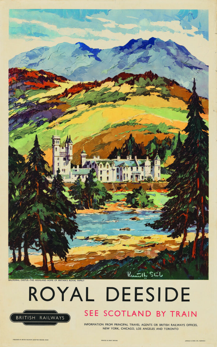 Rare vintage poster featuring Balmoral Castle to be sold at auction ...