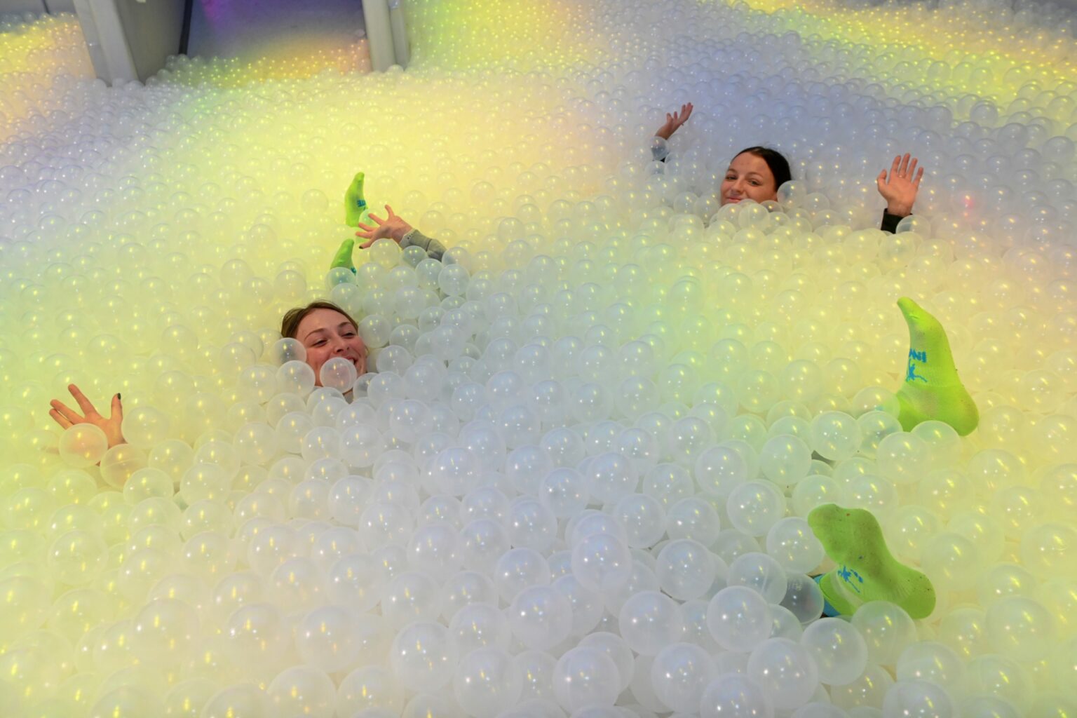First visitors dive into ball pit at new Aberdeen venue 3 Mad Hatters
