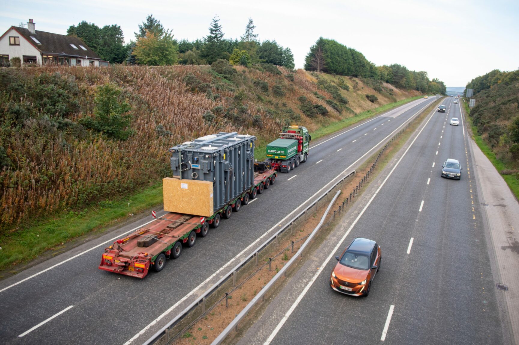 A96 delays as 130-tonne transformer convoy makes six-hour trip