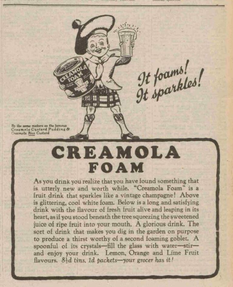 Creamola Foam: Aberdeen launched fizzy drink was national favourite