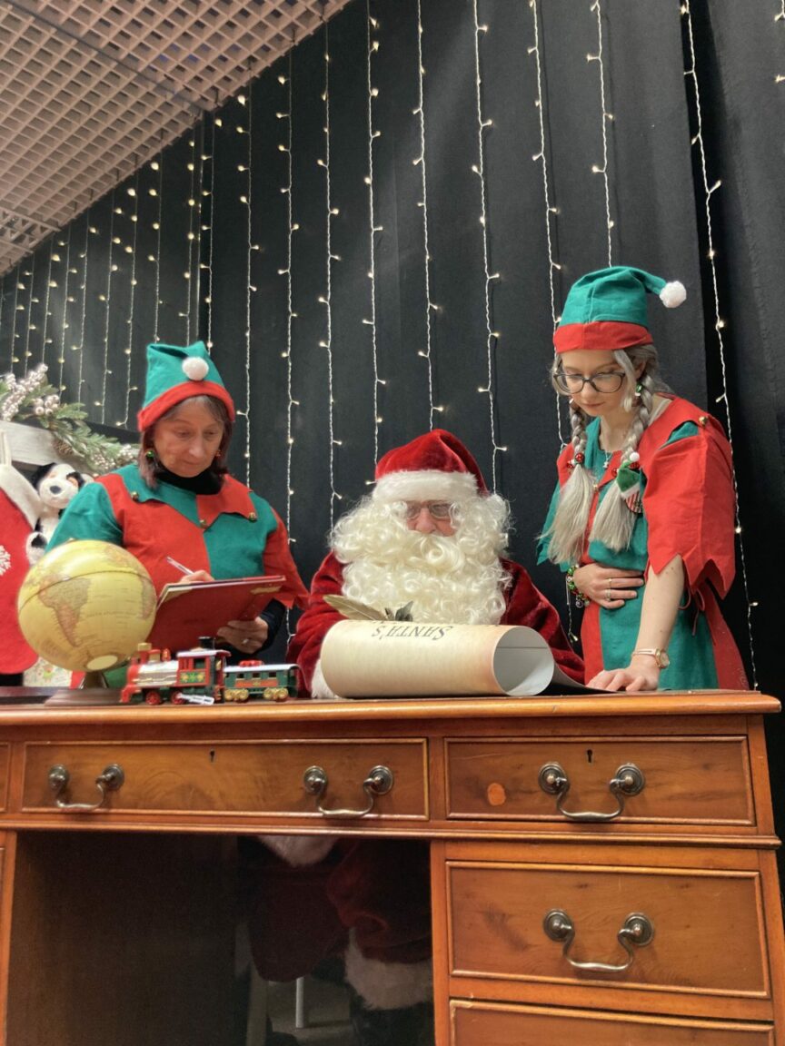 Meet Santa and his elves who are supporting Charlie House