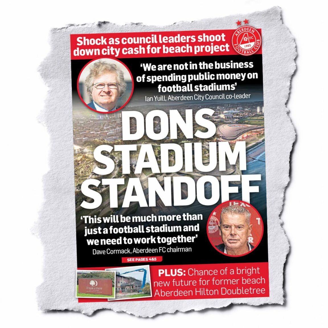 SNP 'divided' over new Aberdeen stadium plans