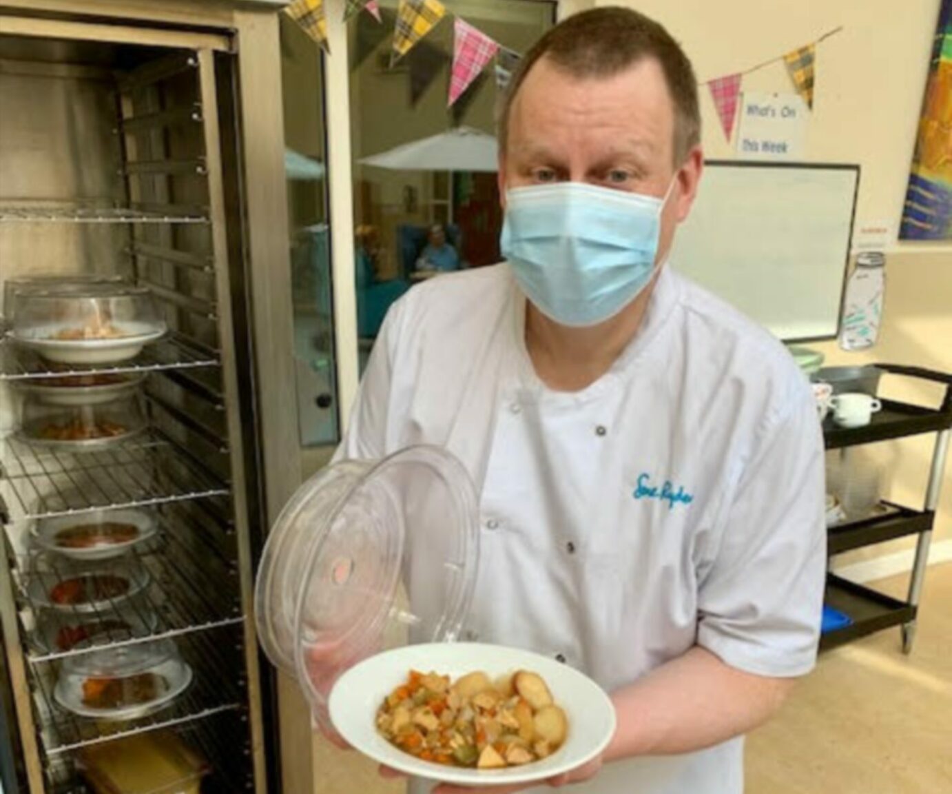 WATCH: Care centre chef cooks for residents eating 4,000 calories a day