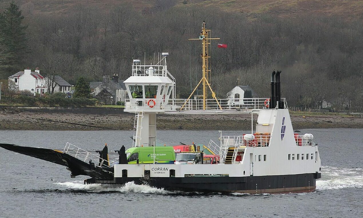 CalMac lends a hand to help get Corran Ferry moving again - Press and ...
