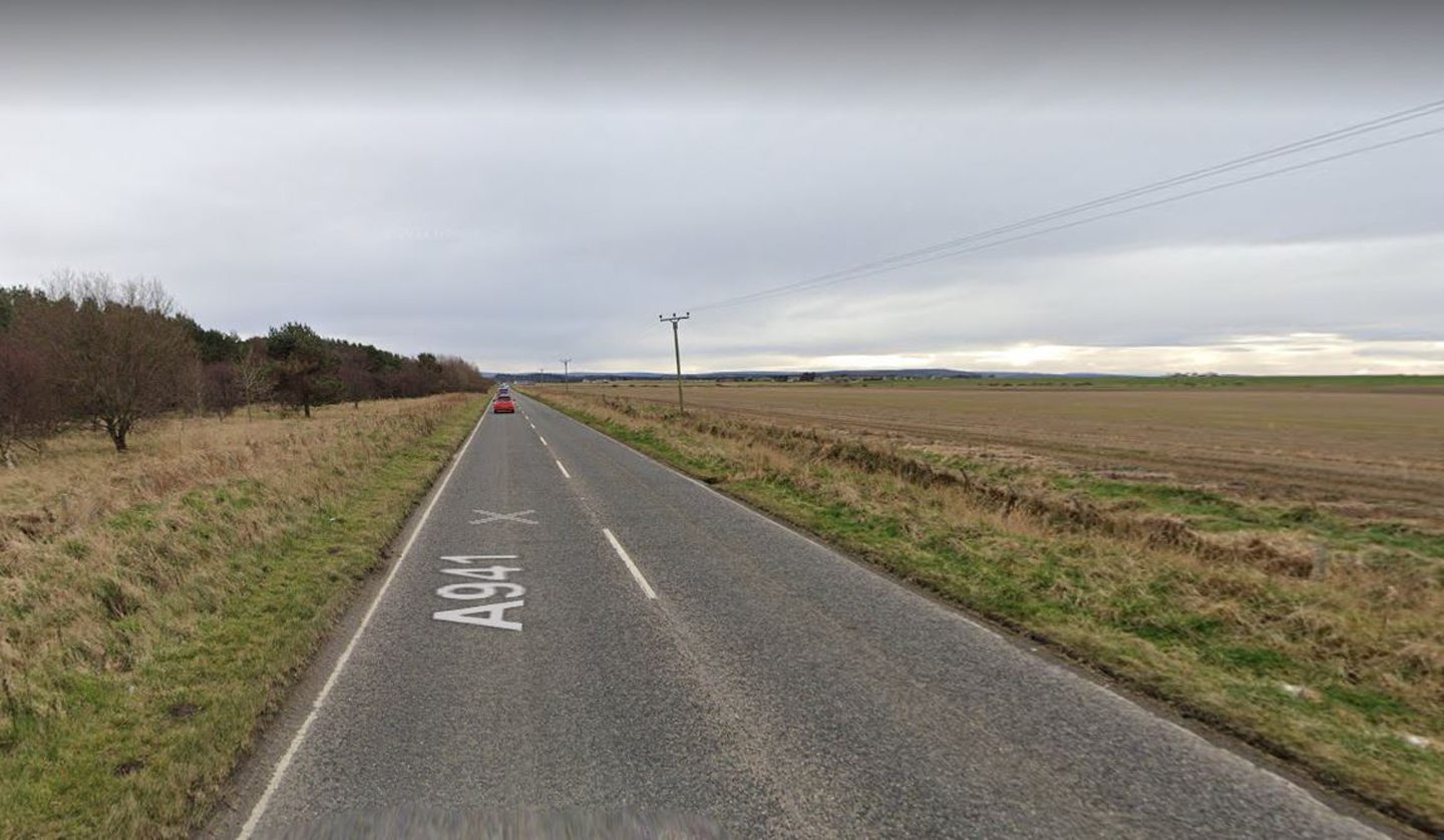 Driver taken to hospital following crash on A941 Elgin to Lossiemouth ...
