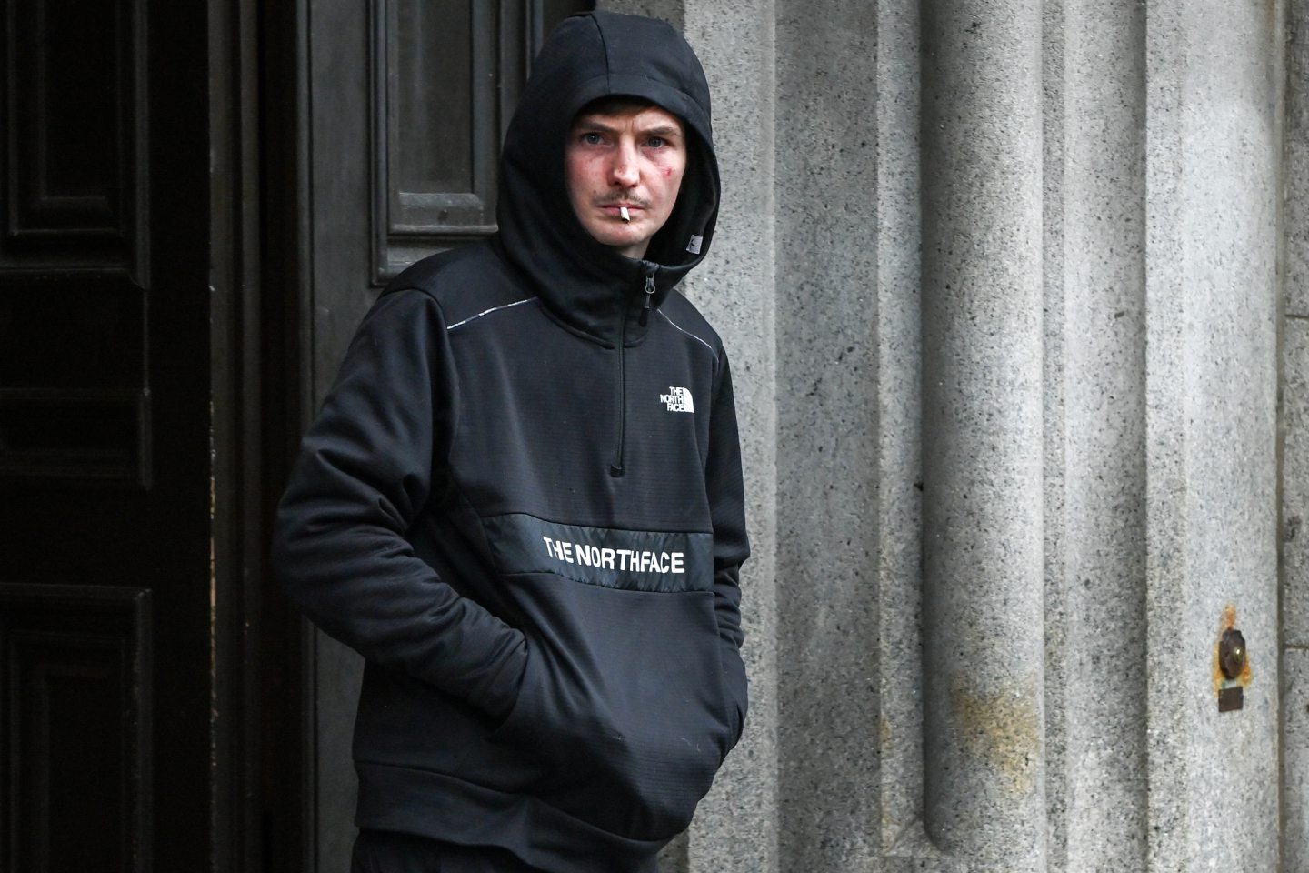 Man spat in woman's face - but only after she kicked him in private parts