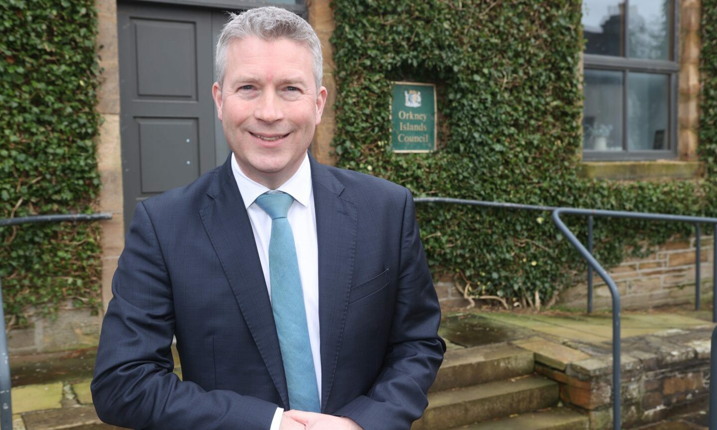 Orkney council's new chief executive Oliver Reid begins 'dream job'