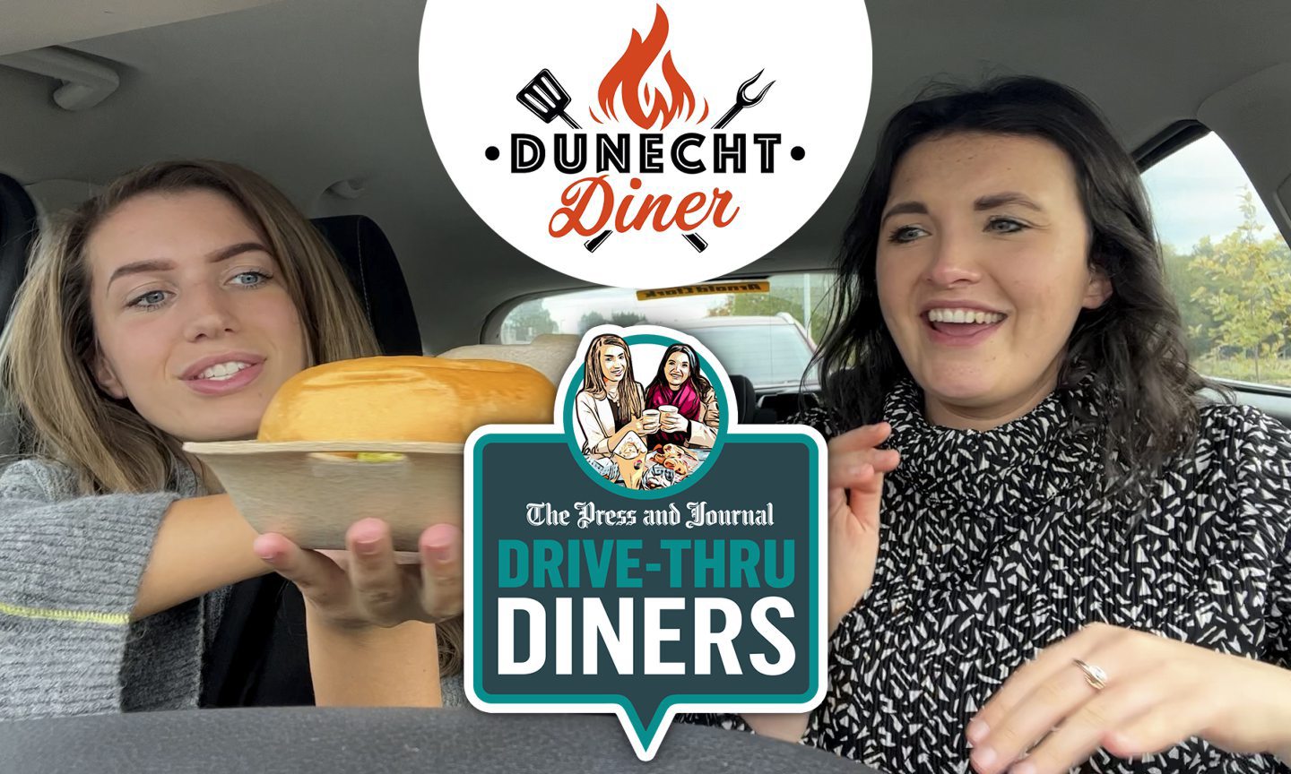 The 4 dishes we ordered from Dunecht Diner near Westhill