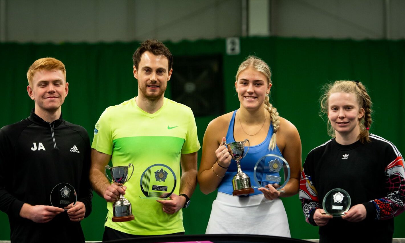 Tennis: Bruce Strachan and Sorcha Caves triumph at North East Indoor ...