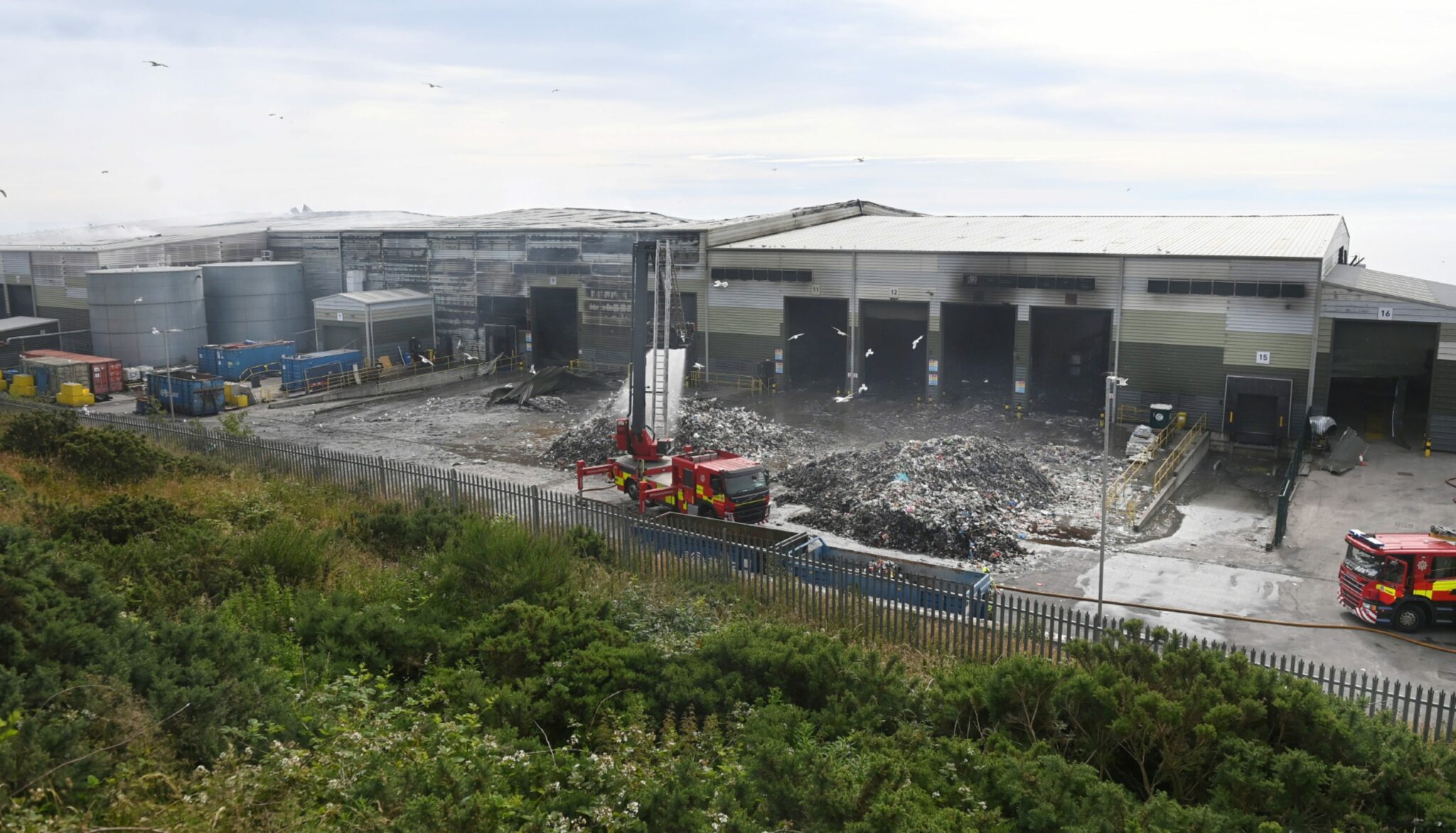 Cause of Aberdeen recycling centre fire may never be known