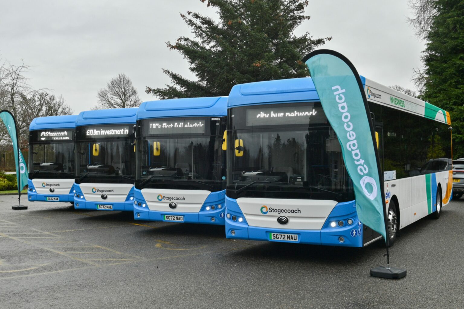Inverness becomes first UK city to adopt an all-electric bus fleet ...