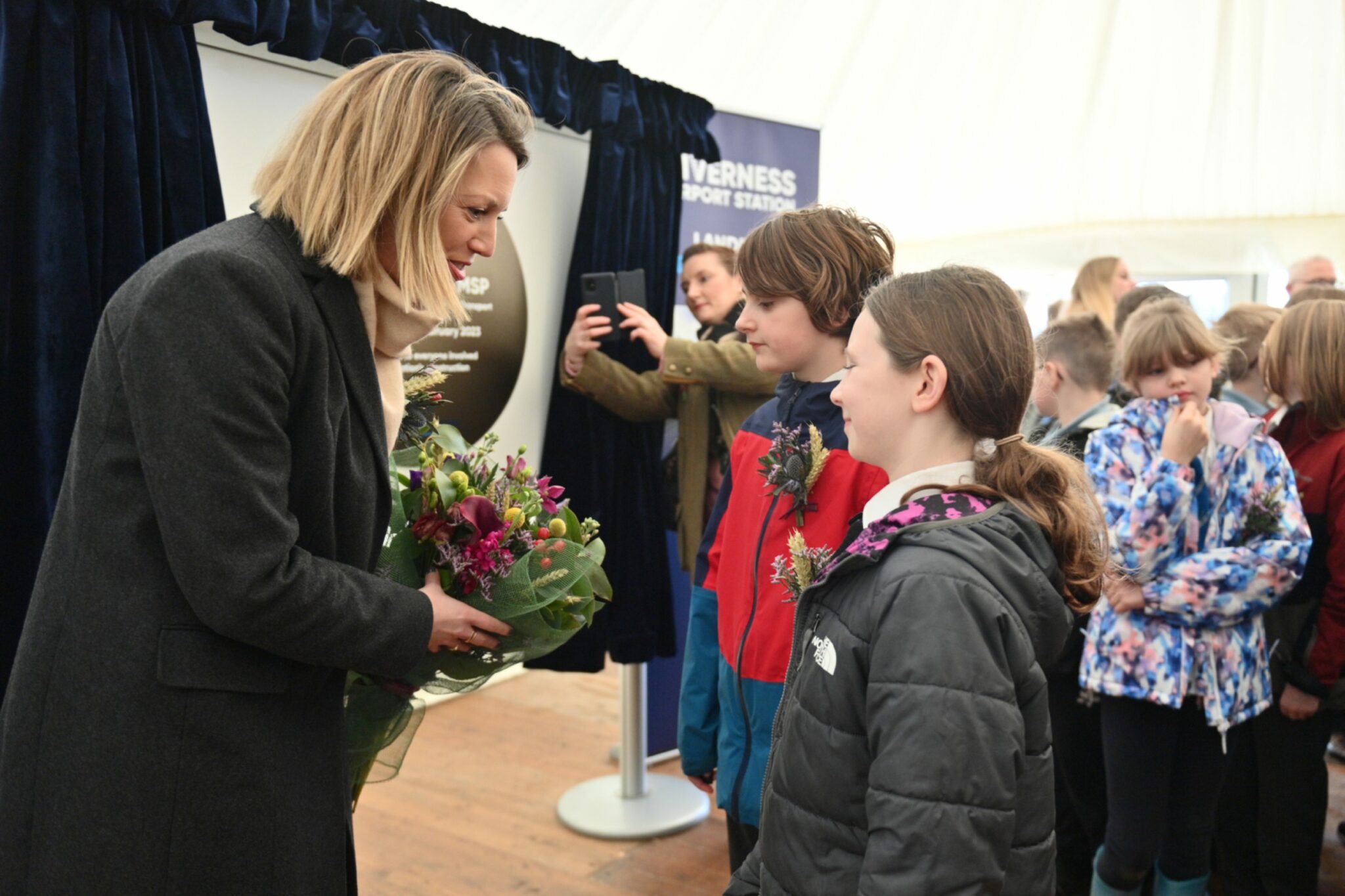 Official opening of Inverness Airport Railway Station