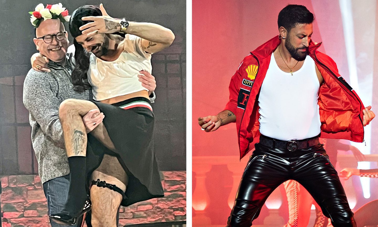 'I squeezed Giovanni Pernice's bum at the Music Hall'