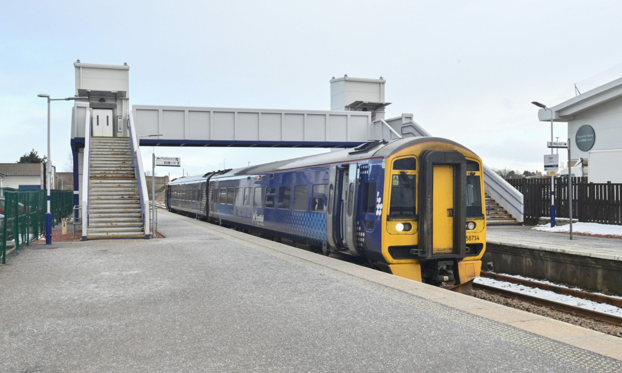 What happened to hourly ScotRail trains from Elgin to Aberdeen?