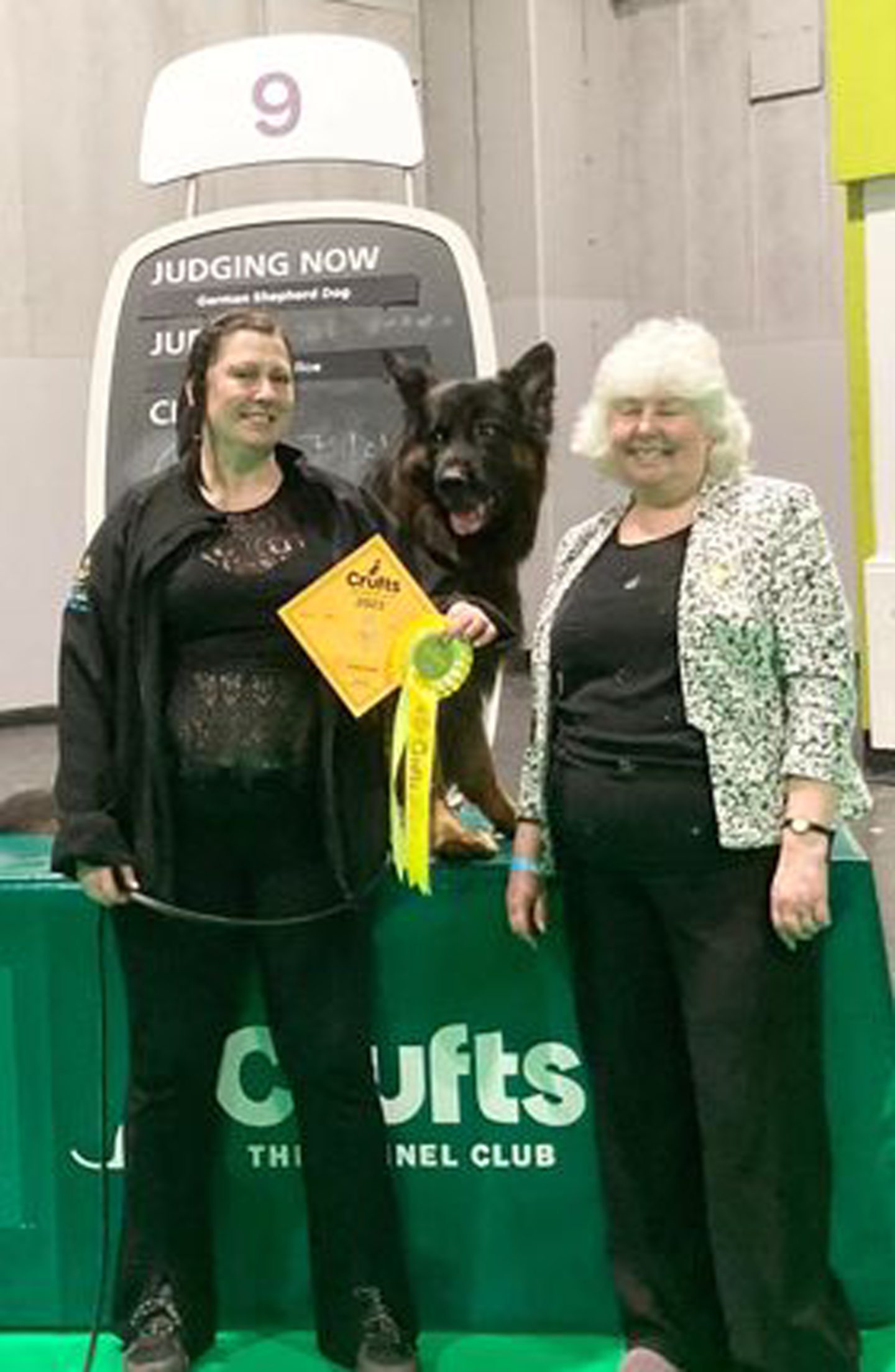 Celebrations for Peterculter handler and dog Jerry Lee after winning ...