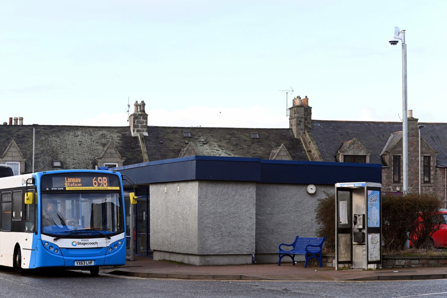 Man who fell asleep at Fraserburgh Bus Station attacked police