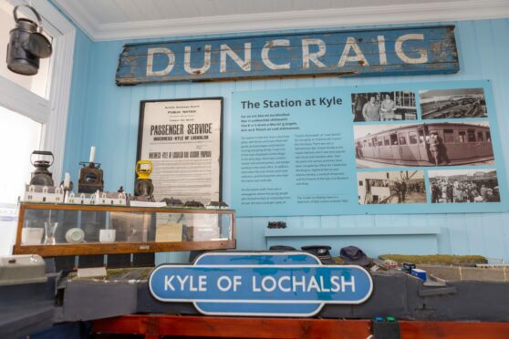 Tom Campbell makes Kyle Railway Museum run on the right lines