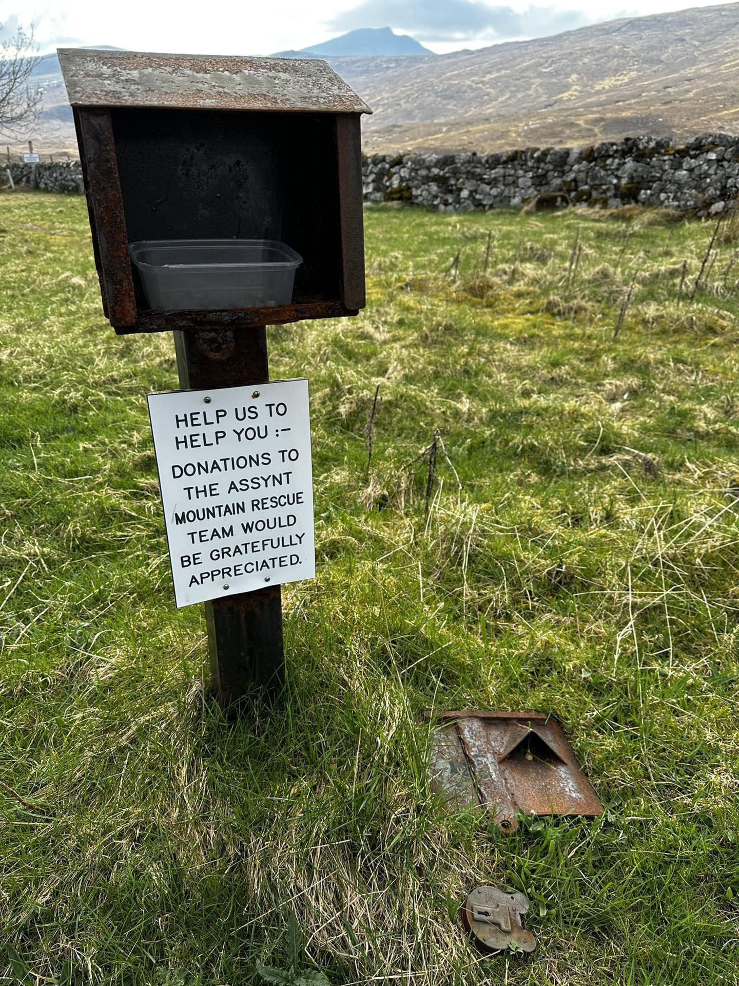 Money stolen from Assynt Mountain Rescue Team collection box