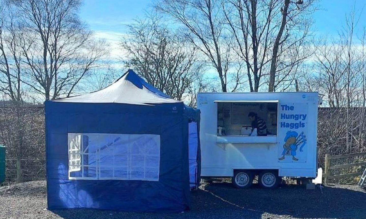 Hungry Haggis snack van opens at Kilchurn Castle Loch Awe