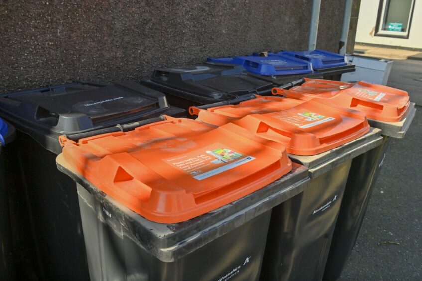 New orange bins rolling out in Aberdeenshire: All you need to know