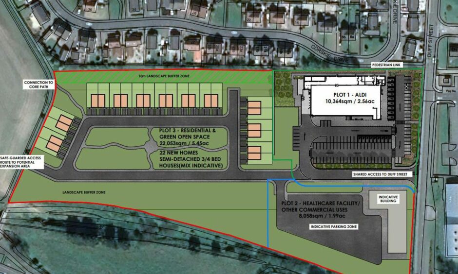 Macduff Aldi masterplan backed by Aberdeenshire Council