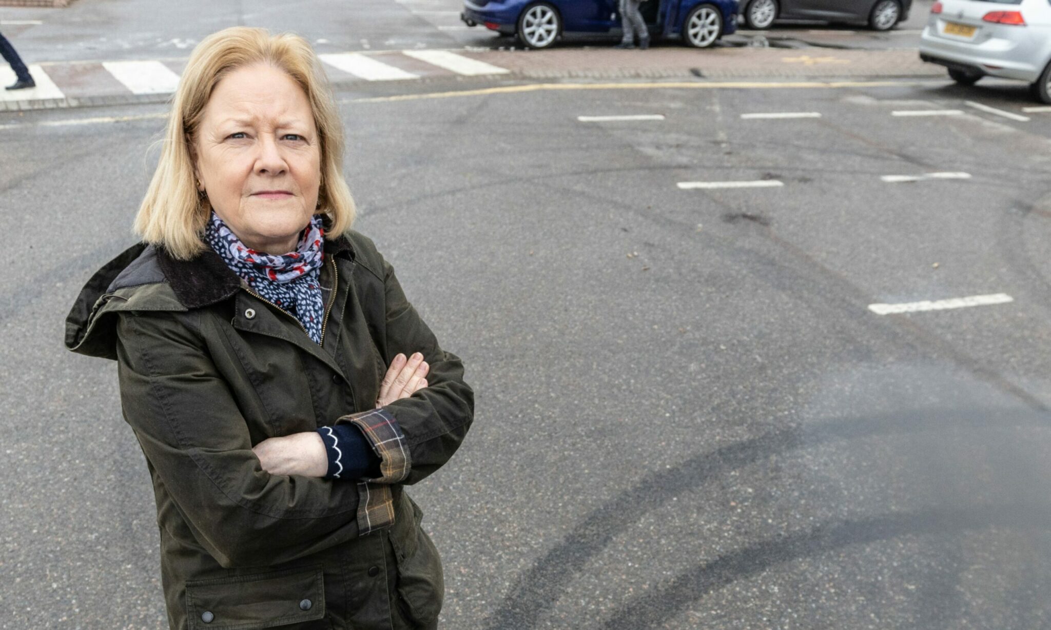 Damage to Banchory car park caused by drivers