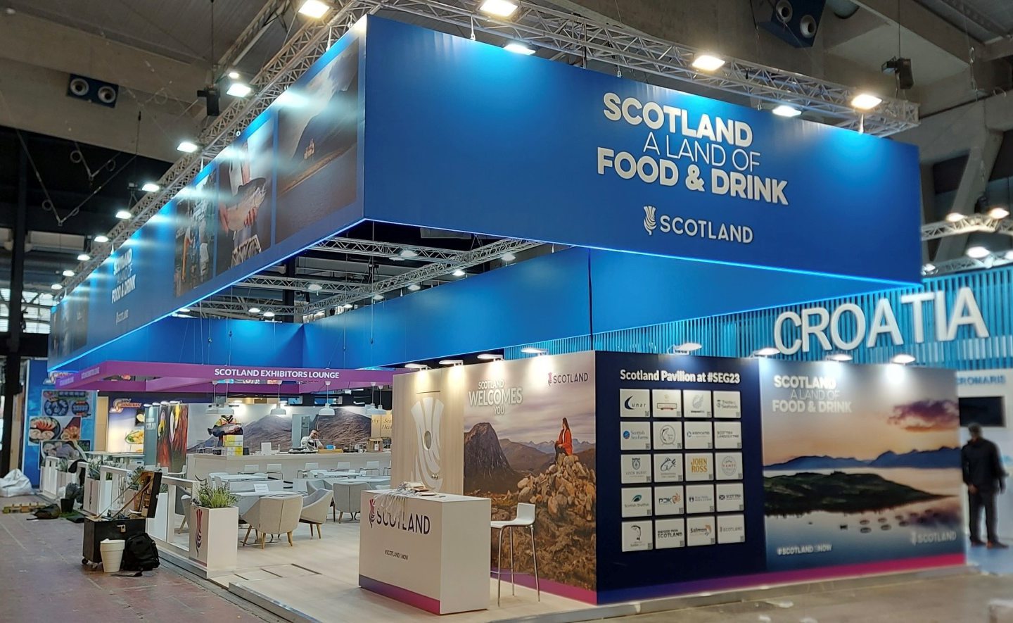 Flying the flag for Scotland at world's largest seafood trade show