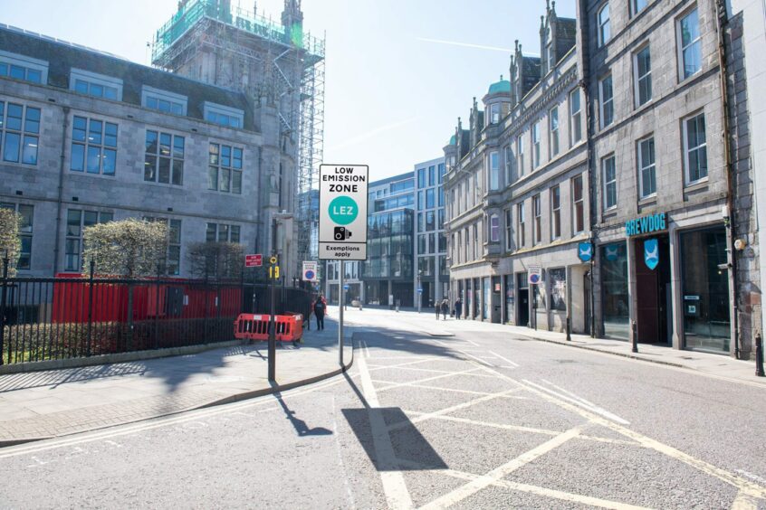 Revealed: How Aberdeen Low Emission Zone could look