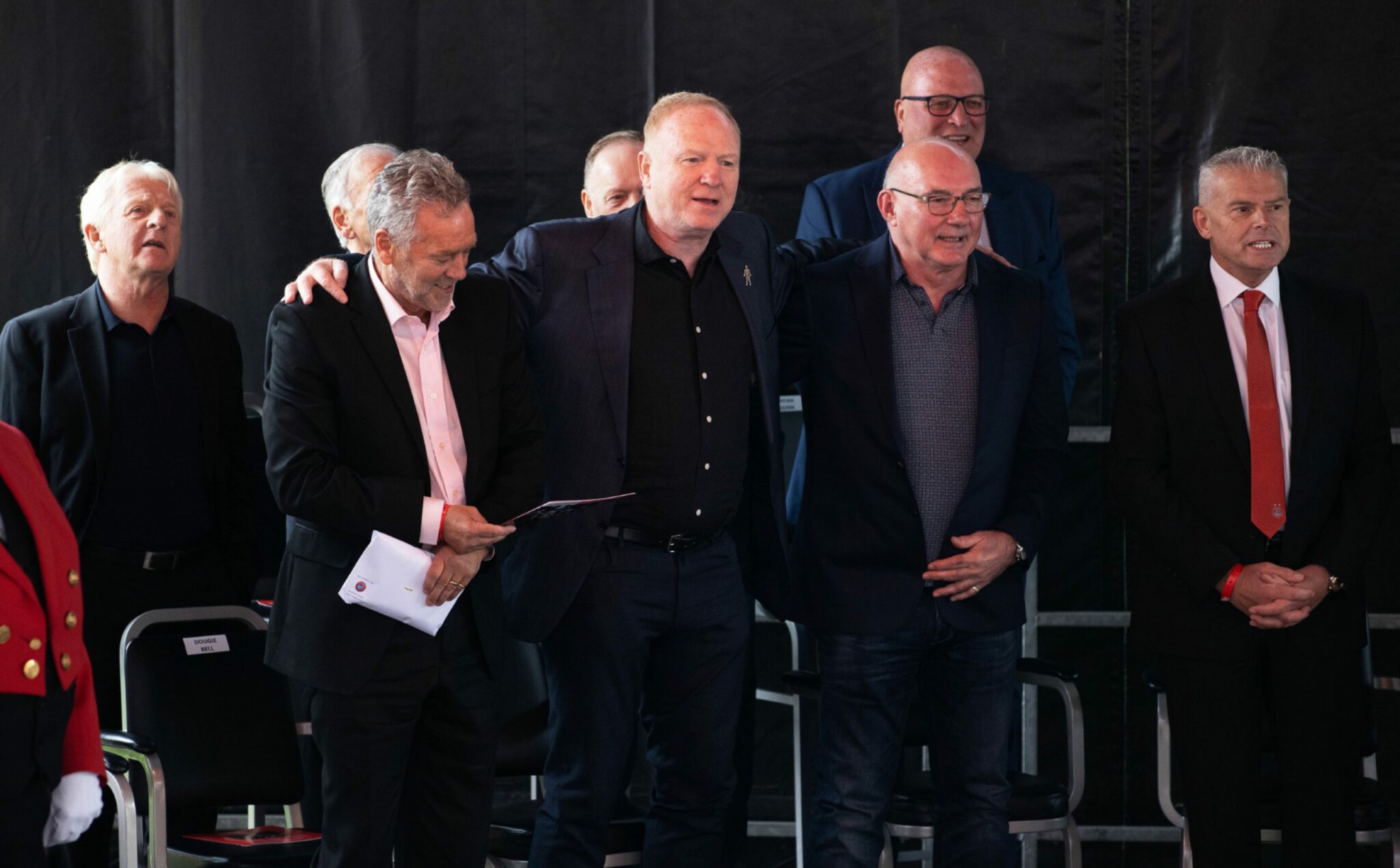 Aberdeen fans send best wishes to Dougie Bell after heart attack