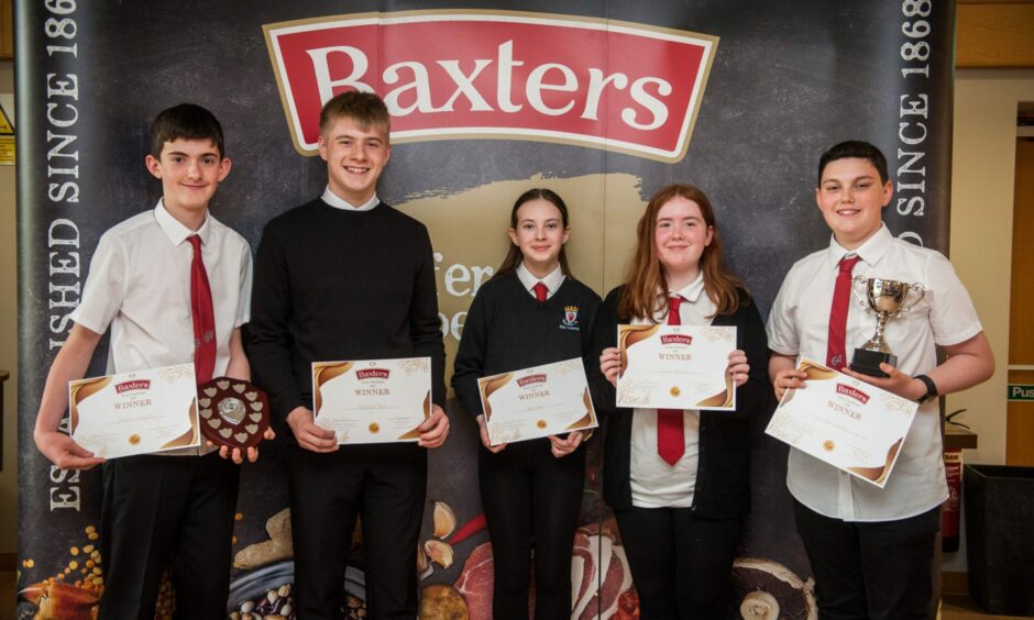 Elgin Academy pupils win Baxters soup challenge