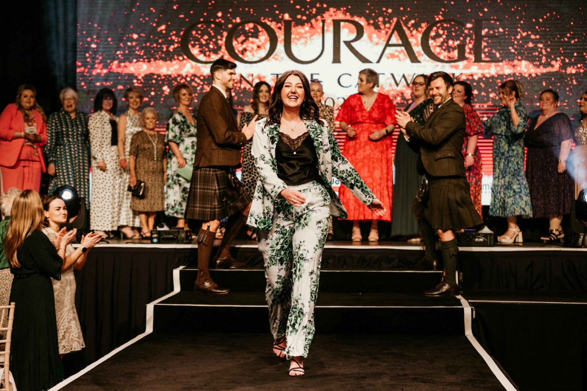 In Pictures: Courage on the Catwalk models dazzle crowds