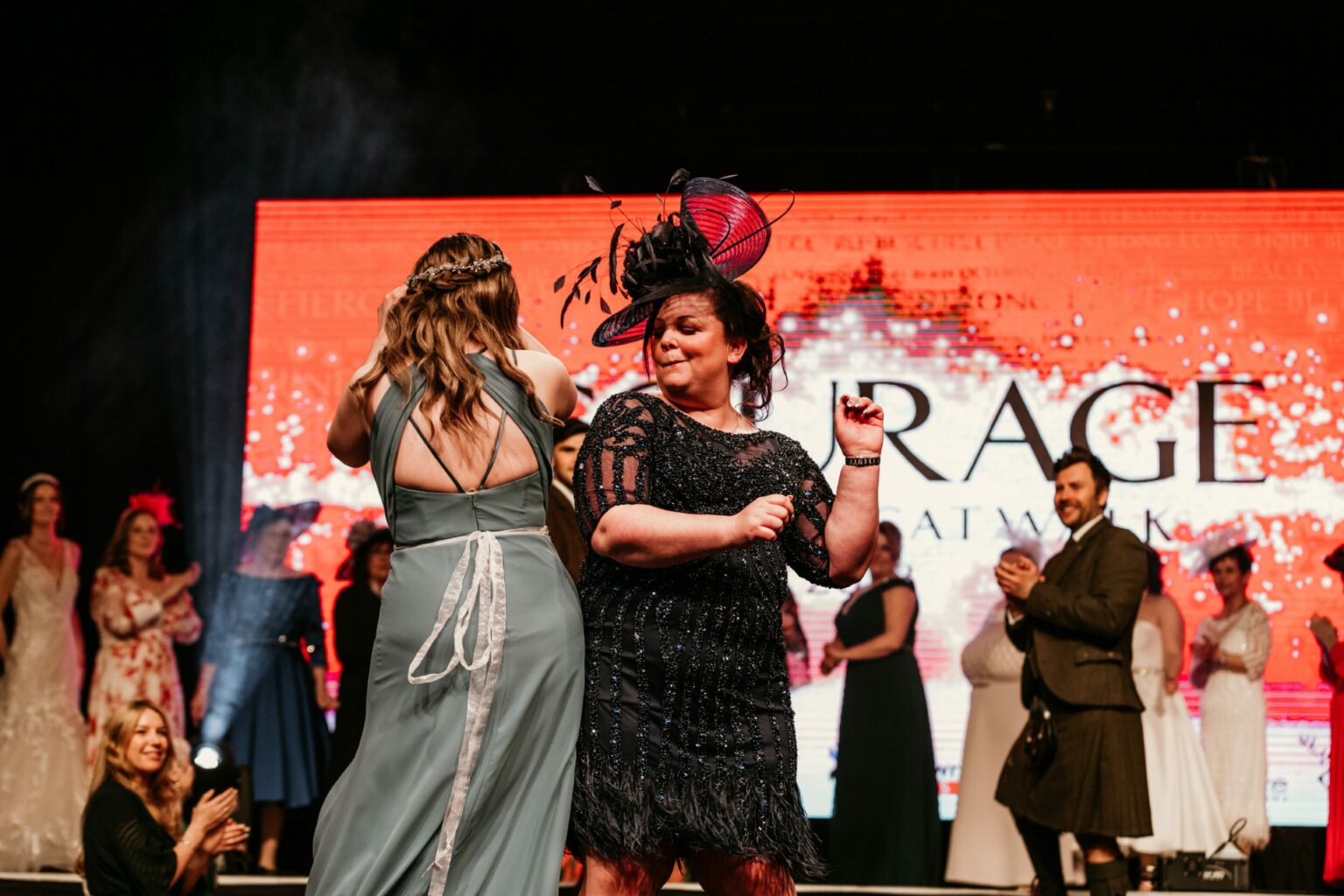 In Pictures: Courage on the Catwalk models dazzle crowds