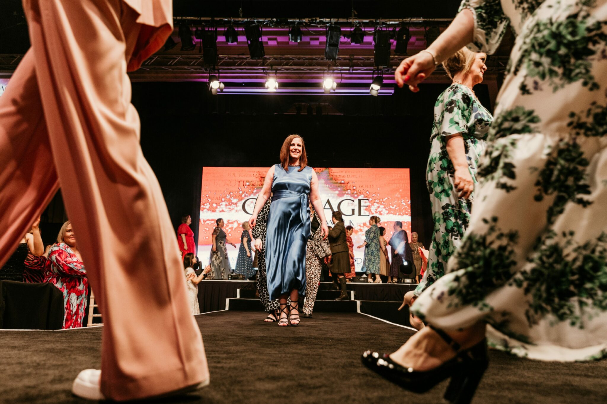 In Pictures: Courage on the Catwalk models dazzle crowds