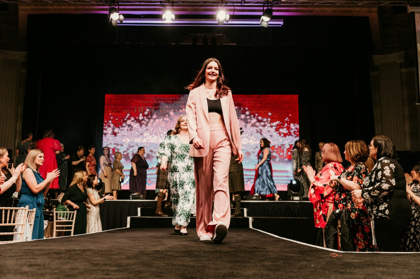 In Pictures: Courage on the Catwalk models dazzle crowds