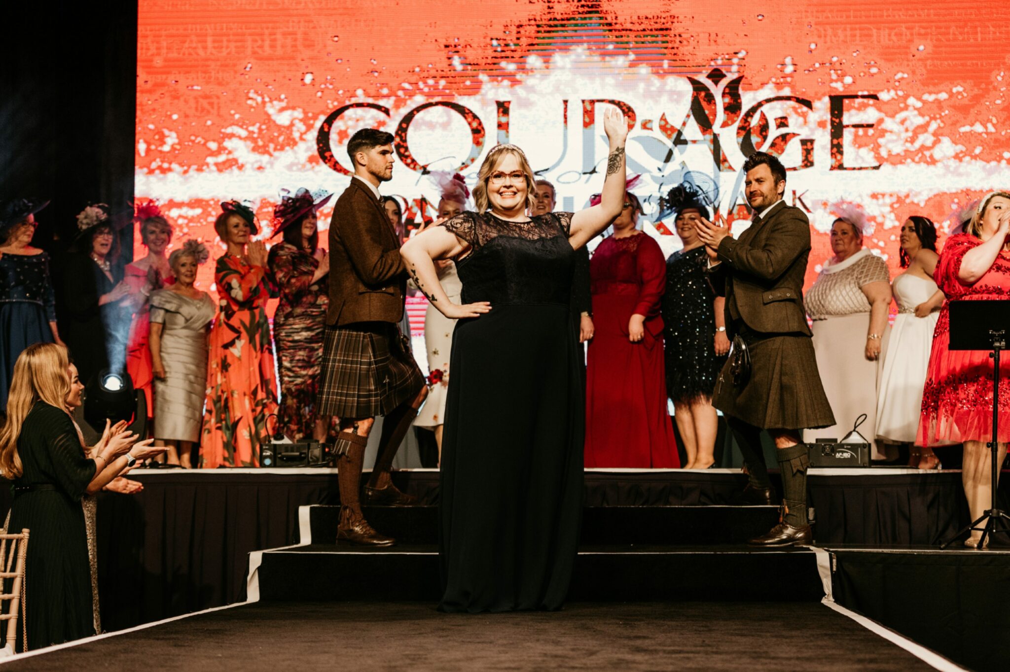 In Pictures: Courage on the Catwalk models dazzle crowds