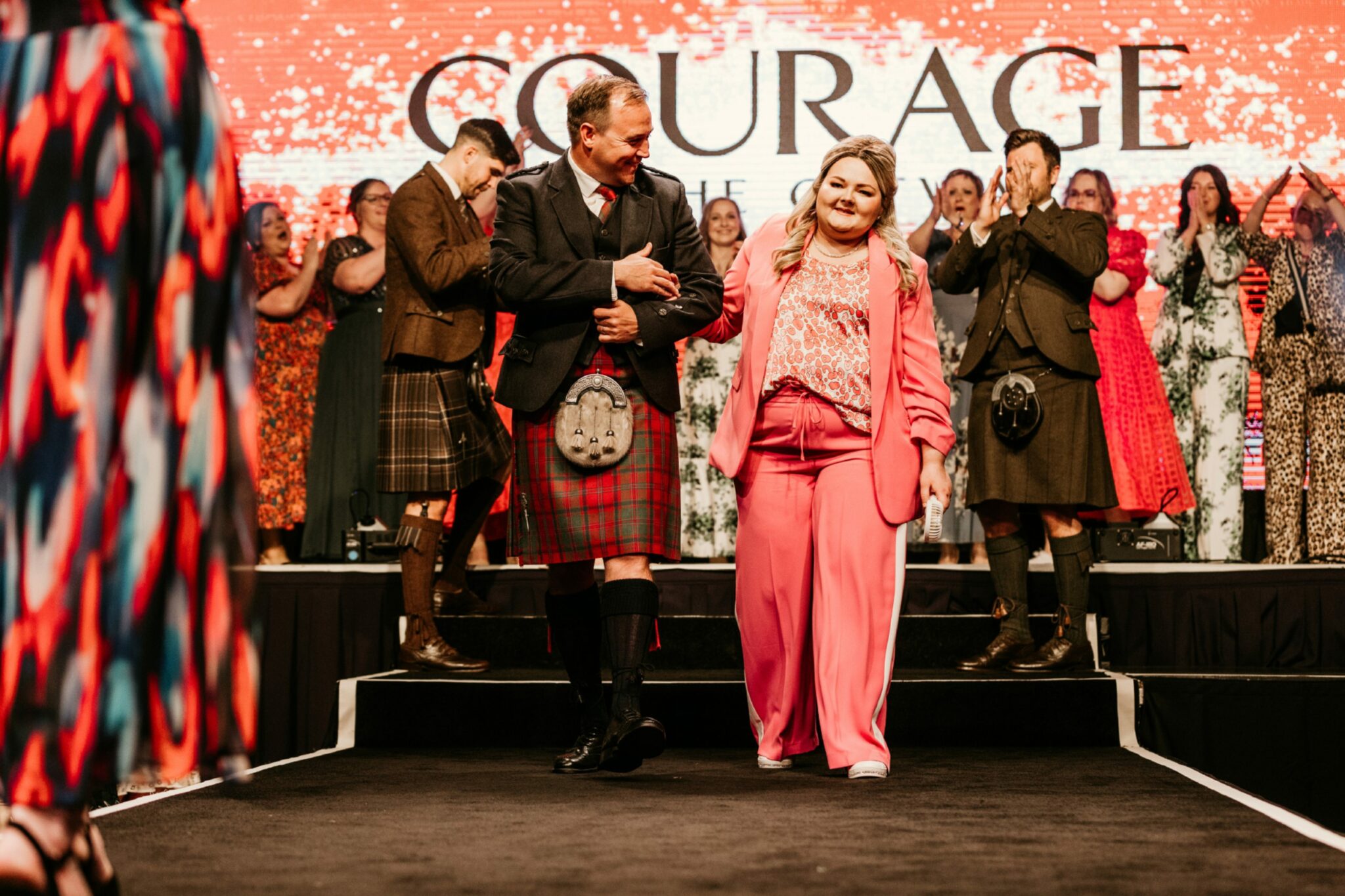 In Pictures: Courage on the Catwalk models dazzle crowds