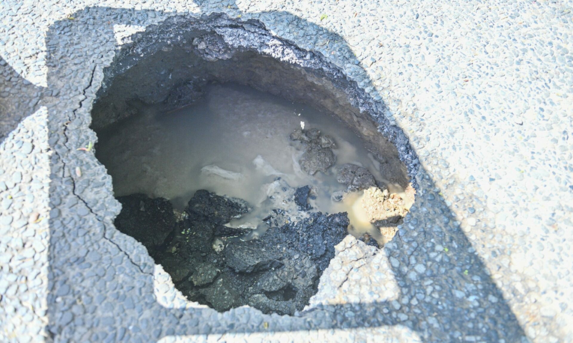 Fife Street still closed in Dufftown after sinkhole appears