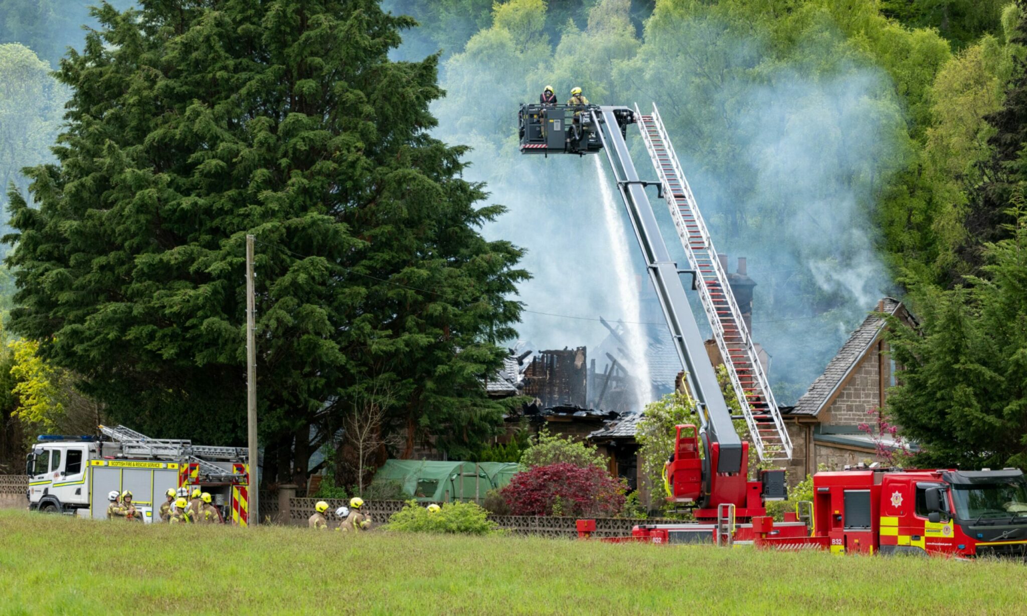 Owner of Orton home ruined by fire vows to rebuild for second time