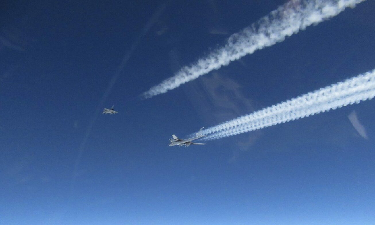 RAF Lossiemouth scrambled to intercept Russian bombers