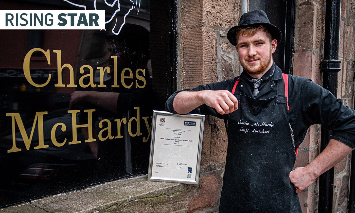 Innes Kelly of Charles McHardy Butchers shares love of butchery