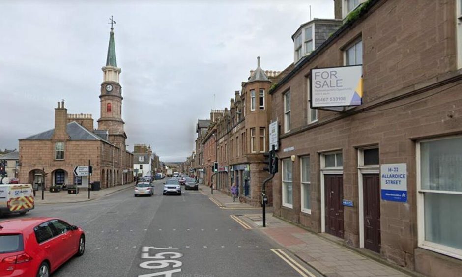 Police called to Stonehaven after stolen van smashes into cars