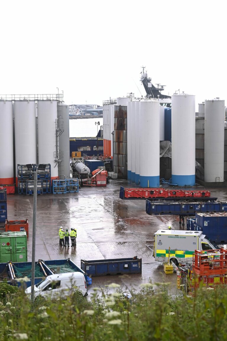 Reports of 'explosion' at Asco Peterhead yard