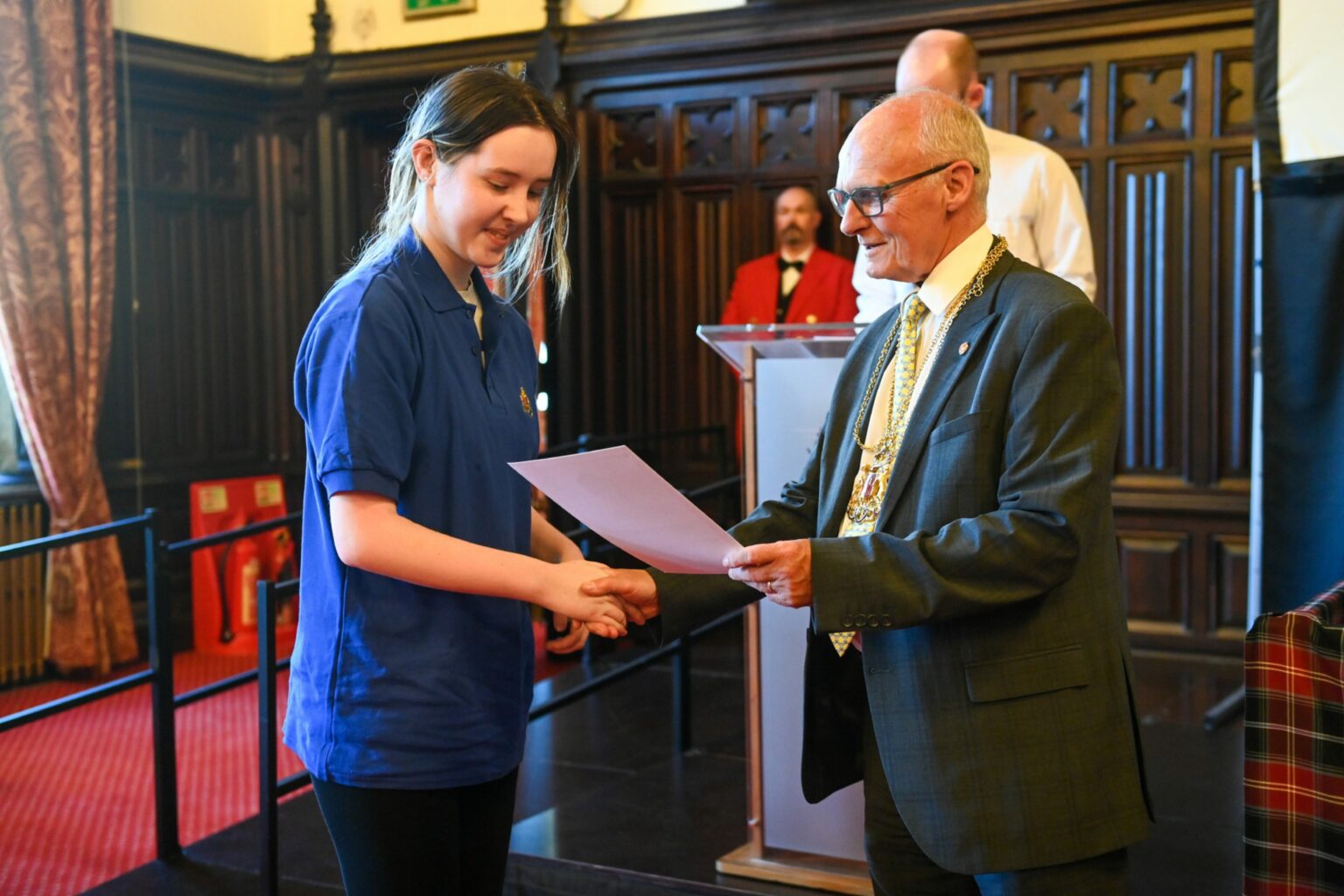 Aberdeen girls first female recipients of Boys' Brigade award