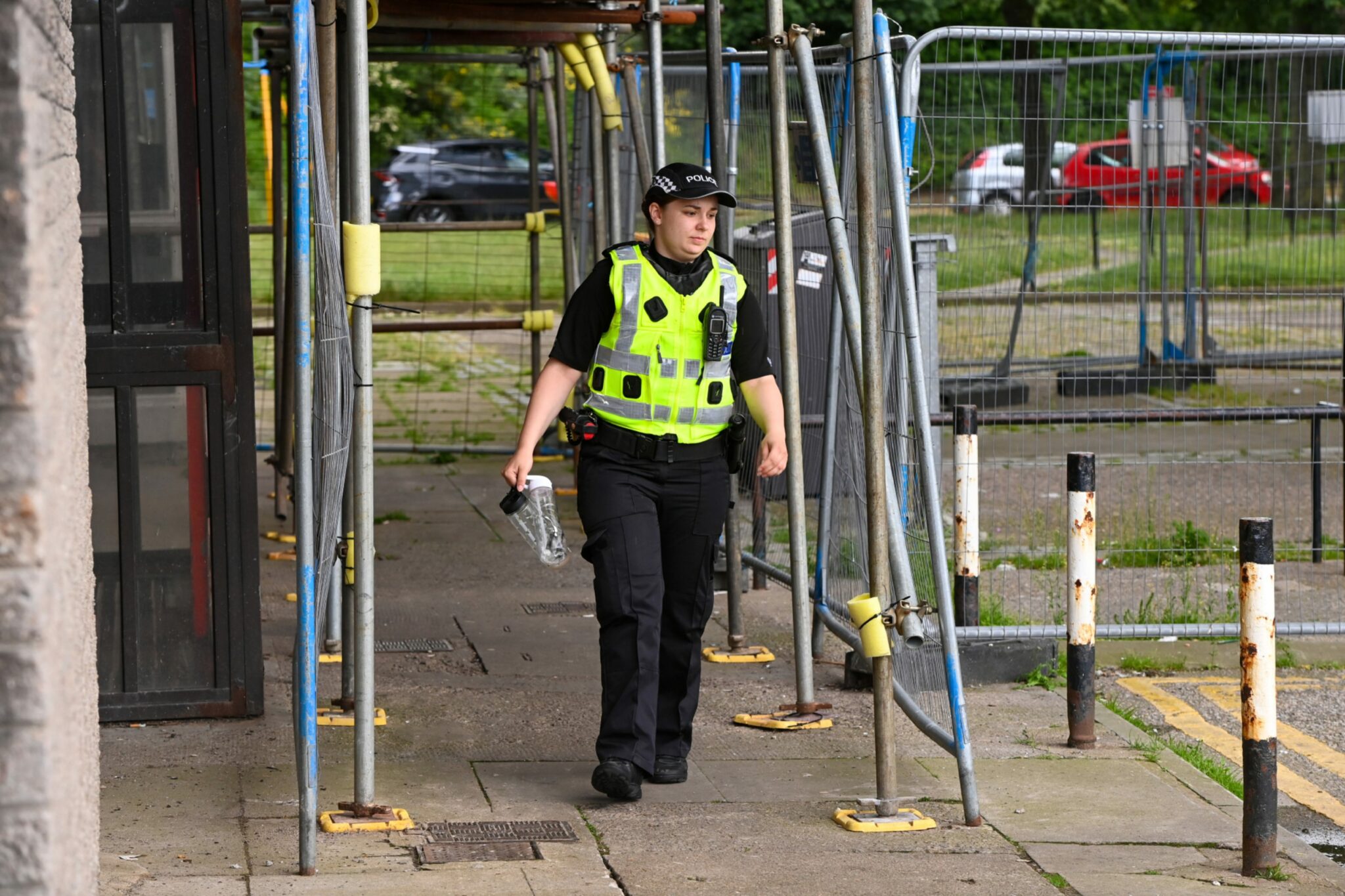 Police spotted at Marischal Court high rise in Aberdeen