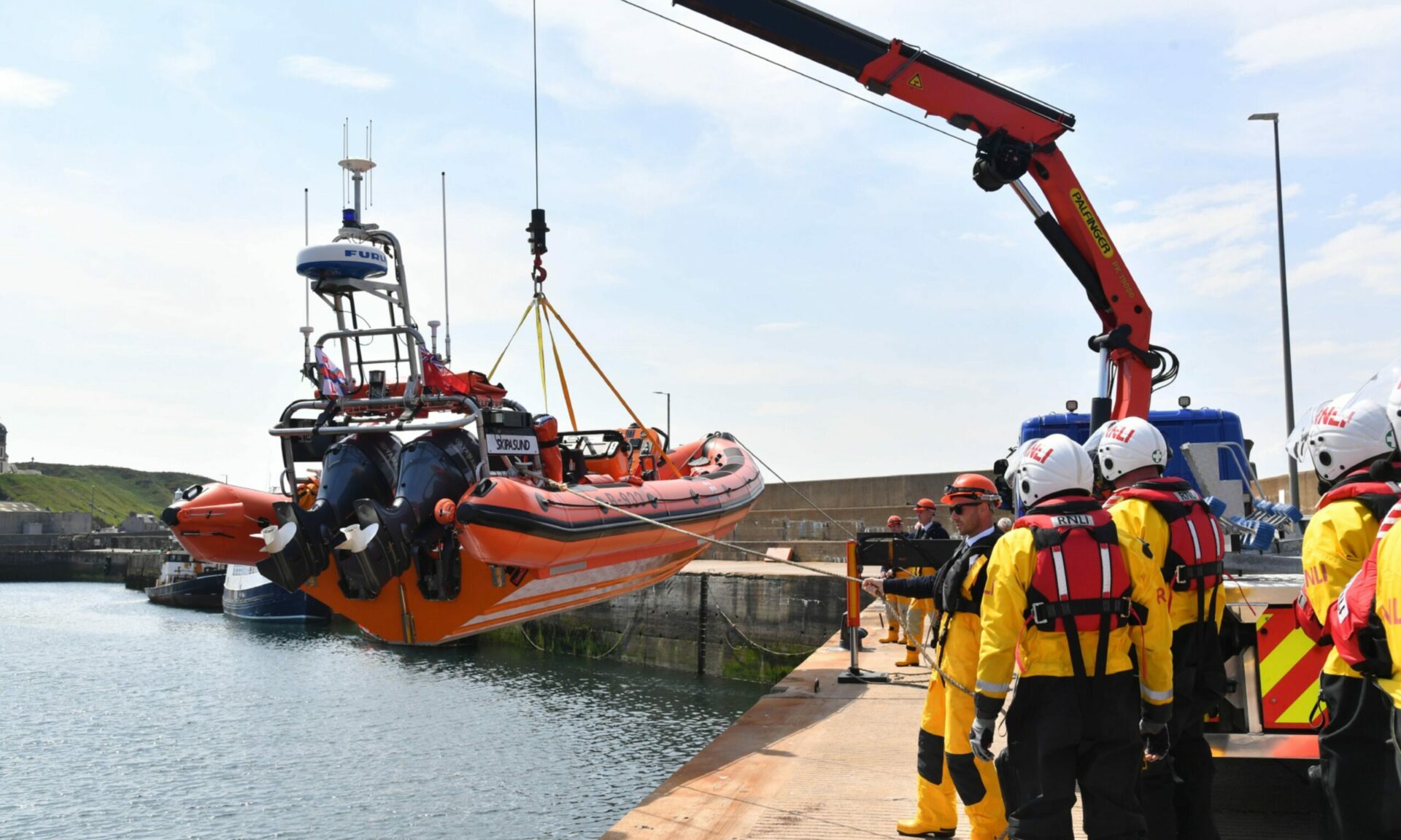 Watch: New Macduff lifeboat launched