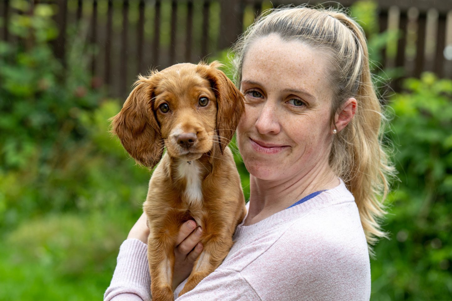 Hannah Miley launches fundraiser after foster puppy breaks jaw