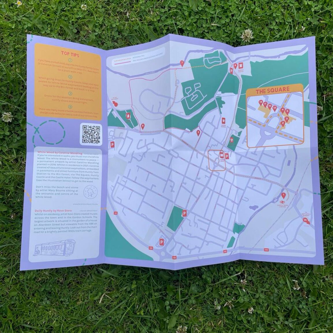 Huntly Town Collection: New map showcases fresh art