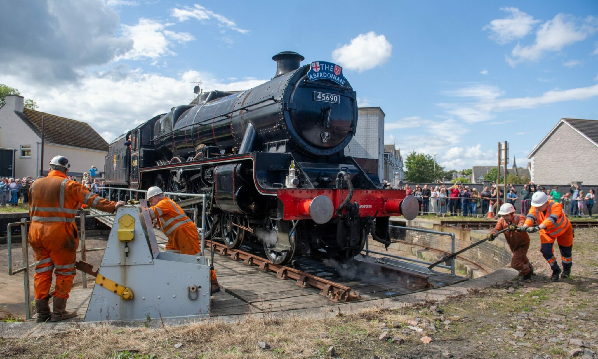 Flying Scotsman on track for Aberdeen visit after flooding chaos